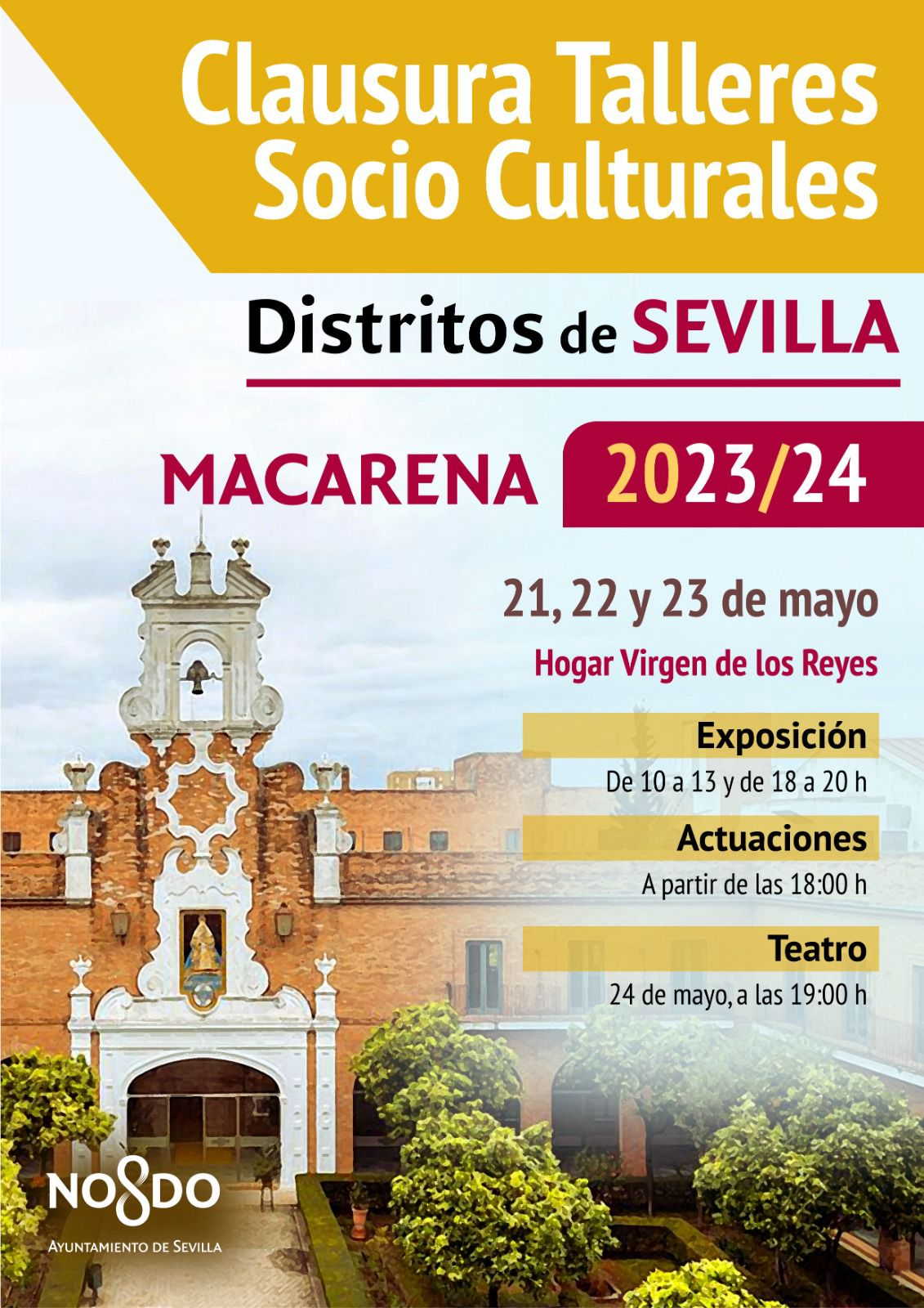 CLAUSURA DE TALLERES SOCIOCULTURALES 2023/2024 DEL DISTRITO MACARENA — Macarena